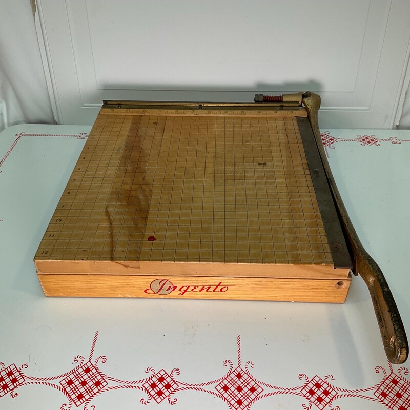Vintage Paper Cutter - Etsy