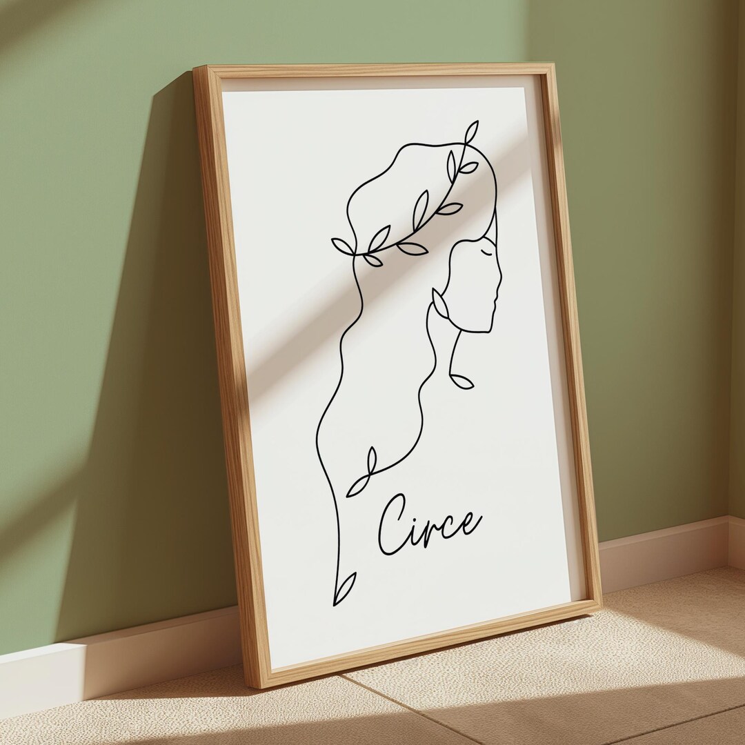 Circe Wall Art | Mythology-inspired Print | Instant Download | Clean ...