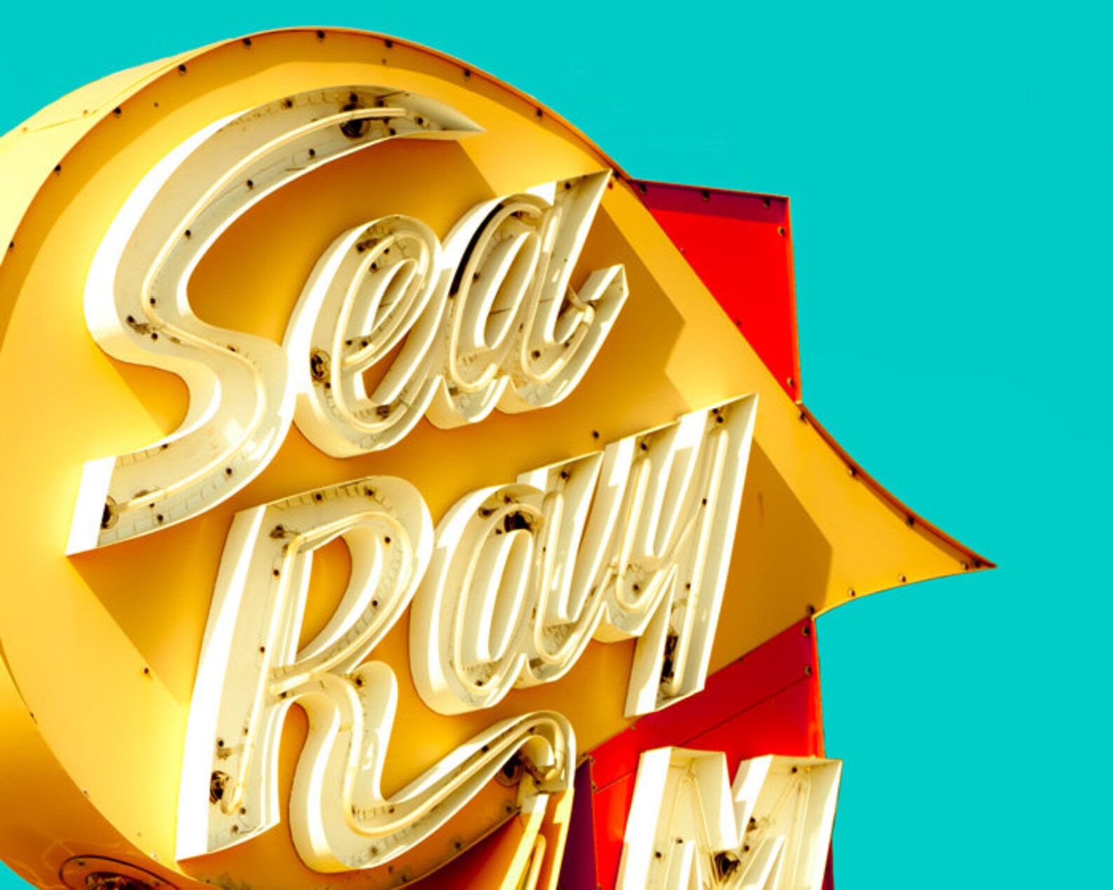 Vintage Sign Photography Mid Century Neon Retro Modern - Etsy