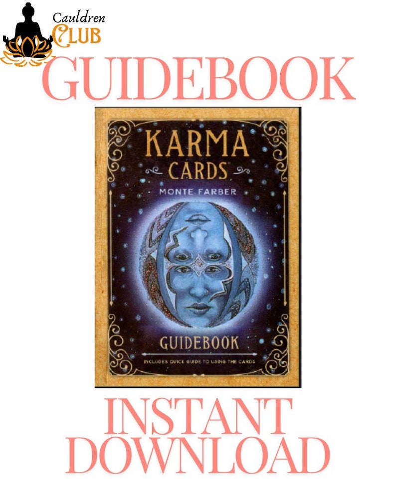 Karma Cards Oracle Guidebook. Digital Download, Instant Access - Etsy