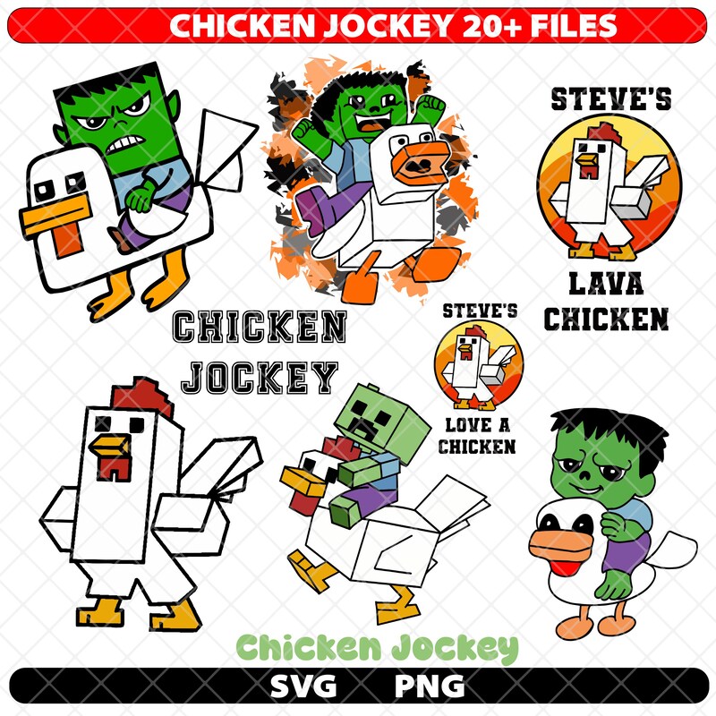 Chicken Jockey Svg - Etsy