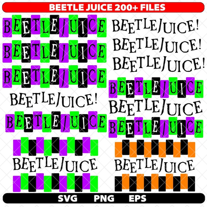 Beetlejuice Svg - Etsy