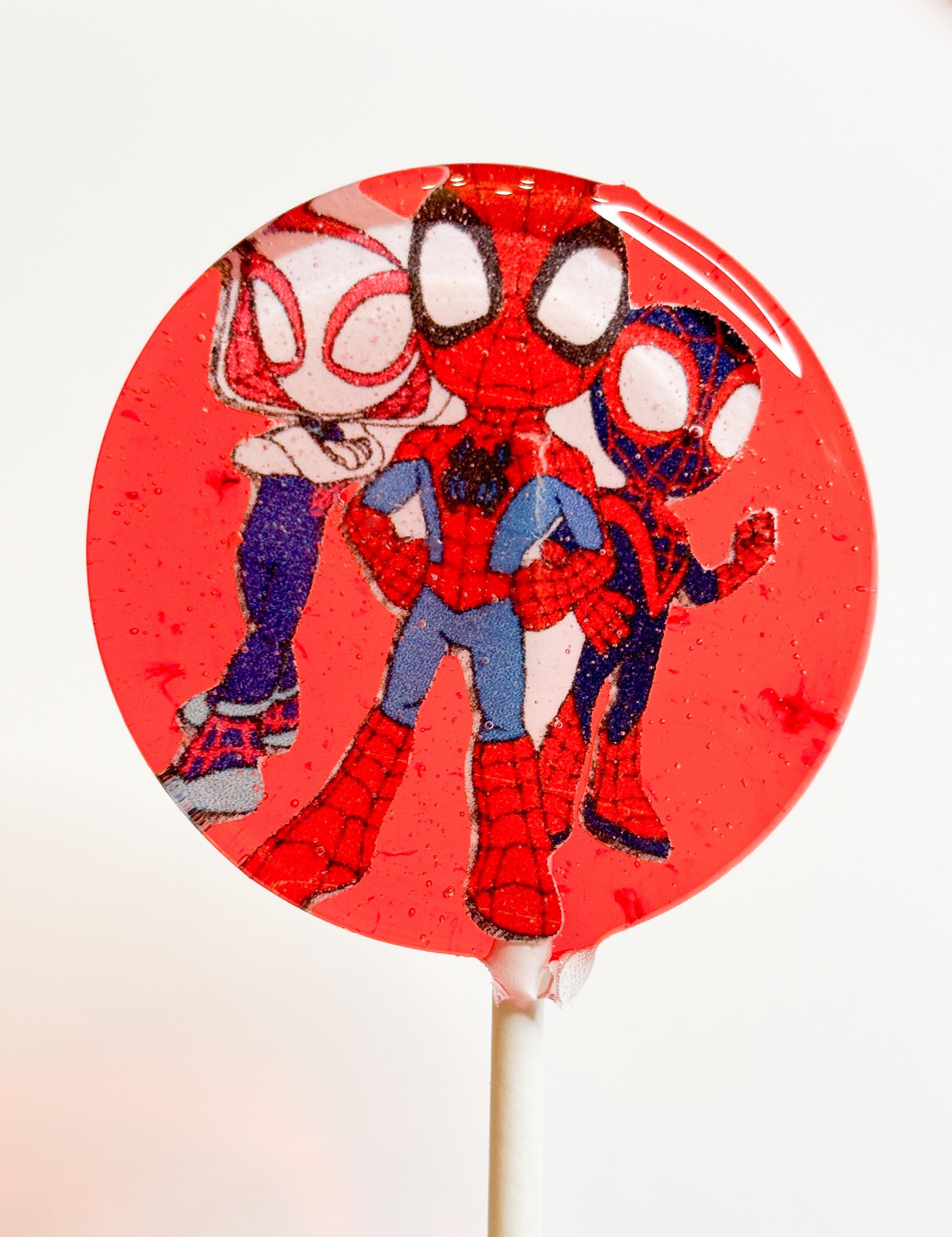 Spider Lollipops, Spider Birthday Lollipop, Spider Party Favors, Spider ...
