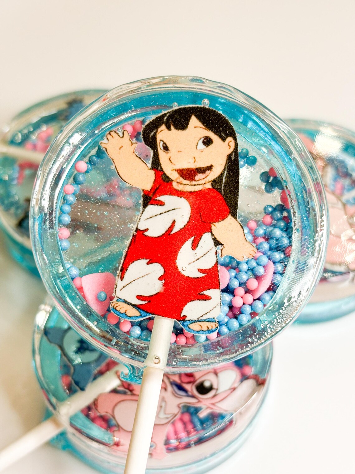 Stitch Lollipops, Stitch Candy, Stitch Favors, Stitch Gift, Gift for ...