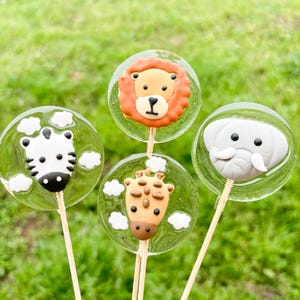 Safari Lollipop, Jungle Candy, Wild Lollipop, Personalized Candy ...