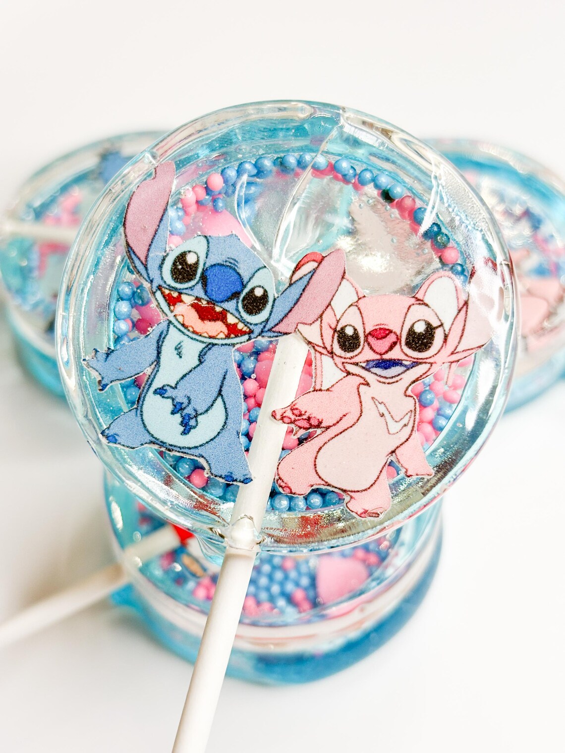 Stitch Lollipops, Stitch Candy, Stitch Favors, Stitch Gift, Gift for ...