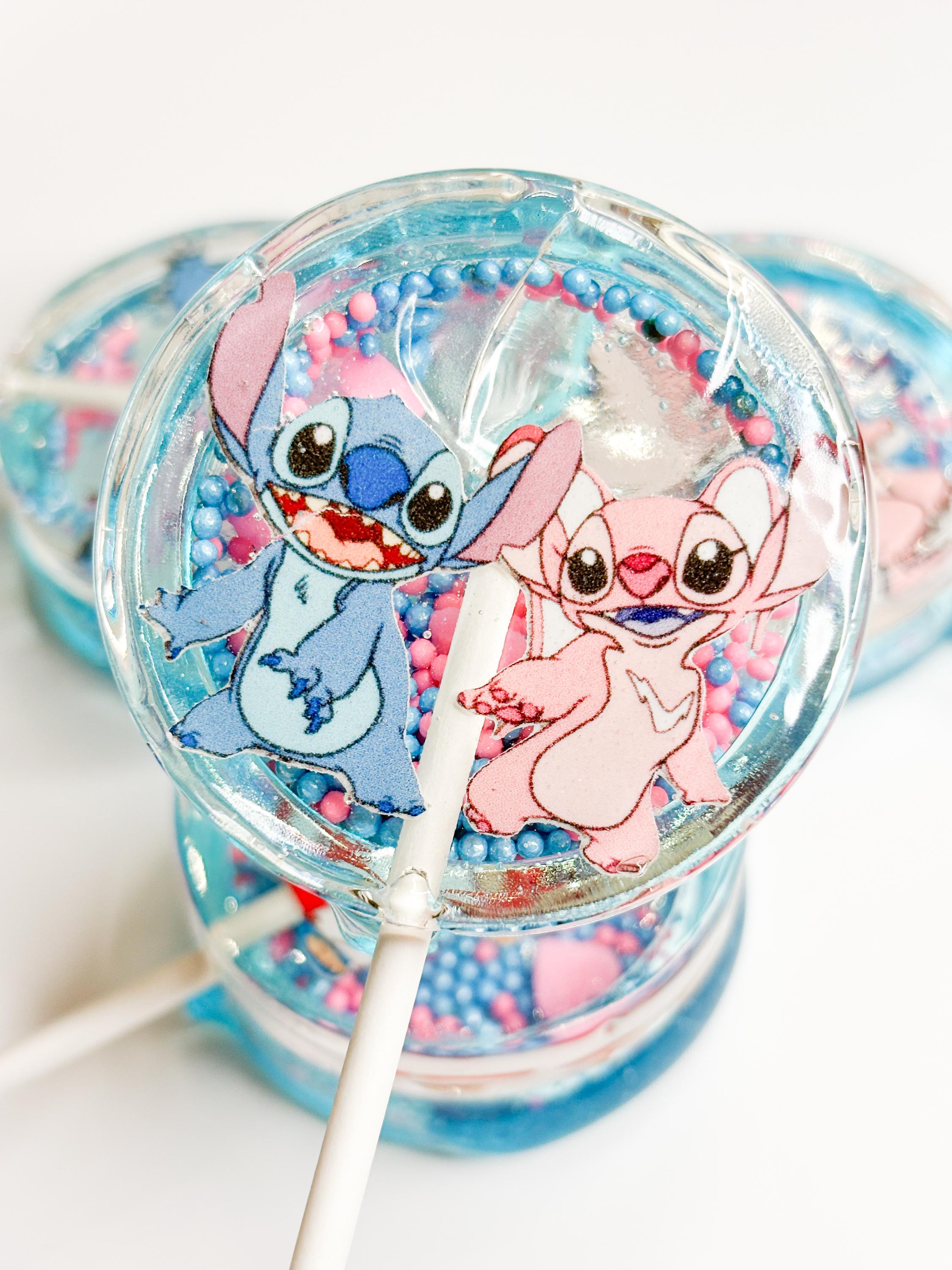 Stitch Lollipops, Stitch Candy, Stitch Favors, Stitch Gift, Gift for ...