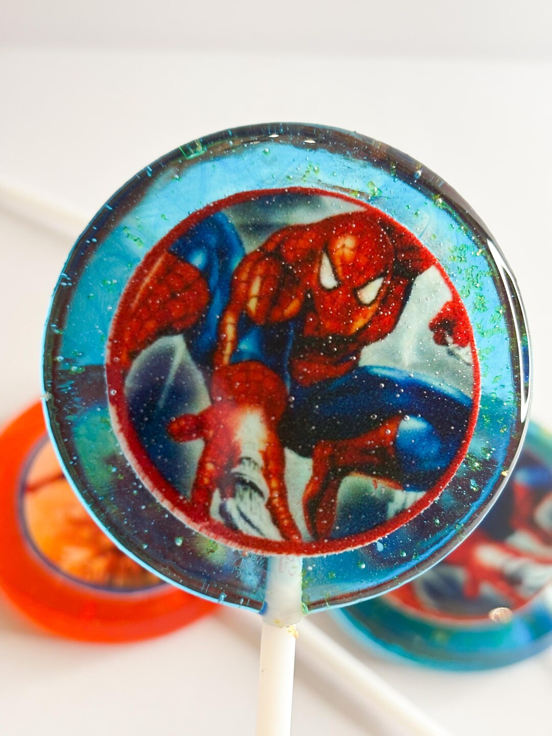 Spider Lollipops, Spider Birthday Lollipop, Spider Party Favors, Spider ...