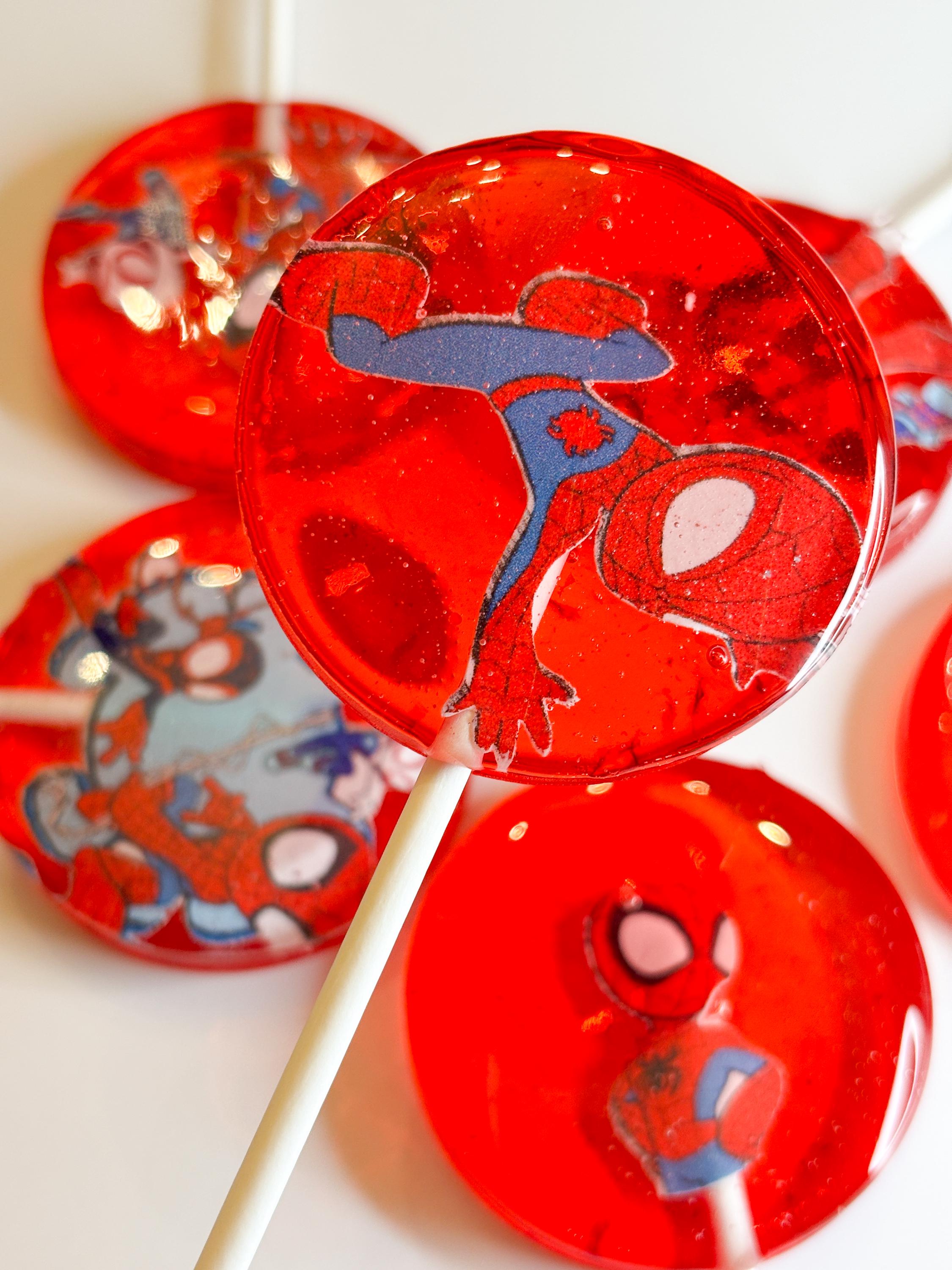 Spider Lollipops, Spider Birthday Lollipop, Spider Party Favors, Spider ...