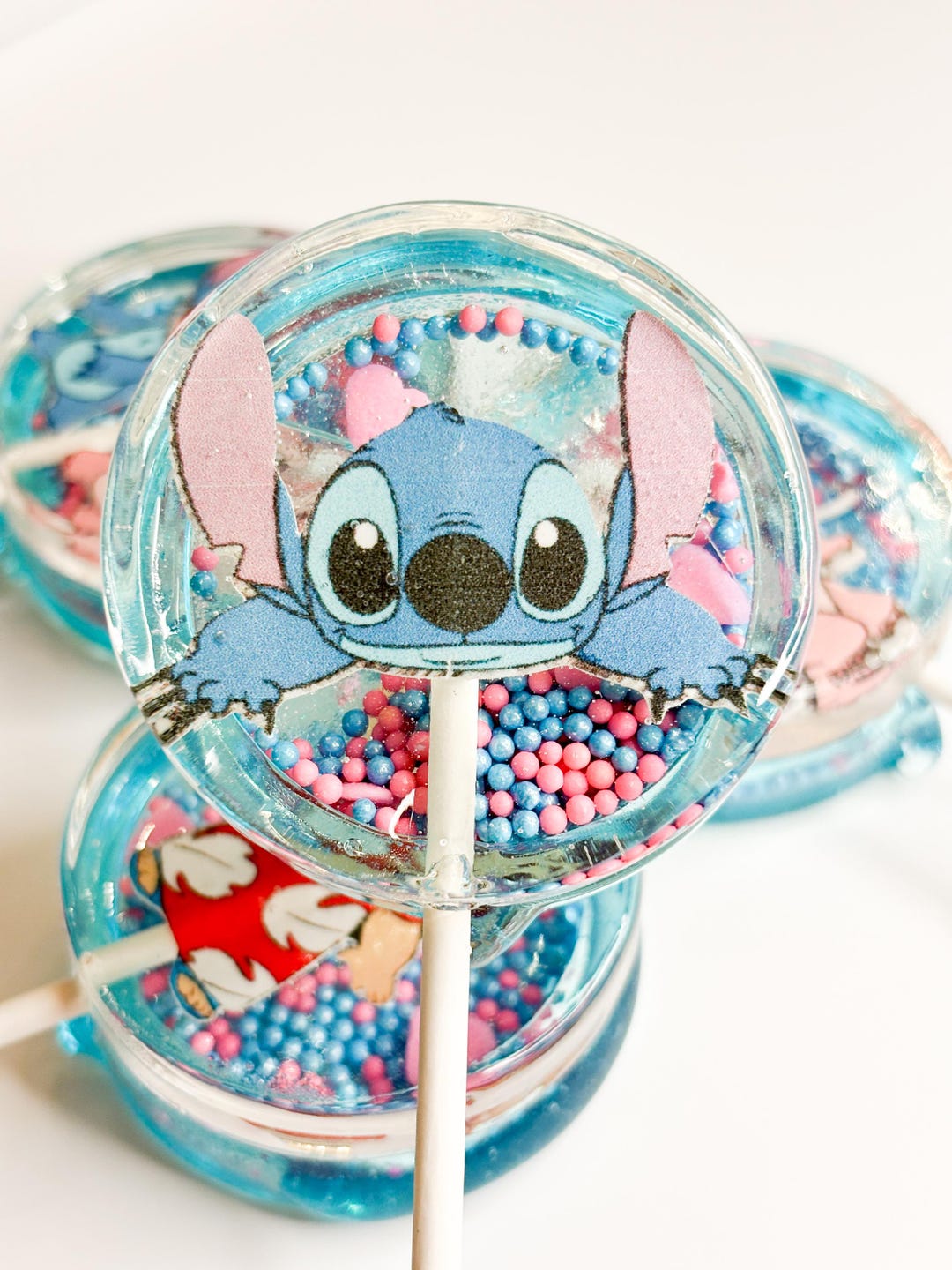 Stitch Shake Lollipops, Stitch Candy, Stitch Favors, Stitch Gift, Gift ...