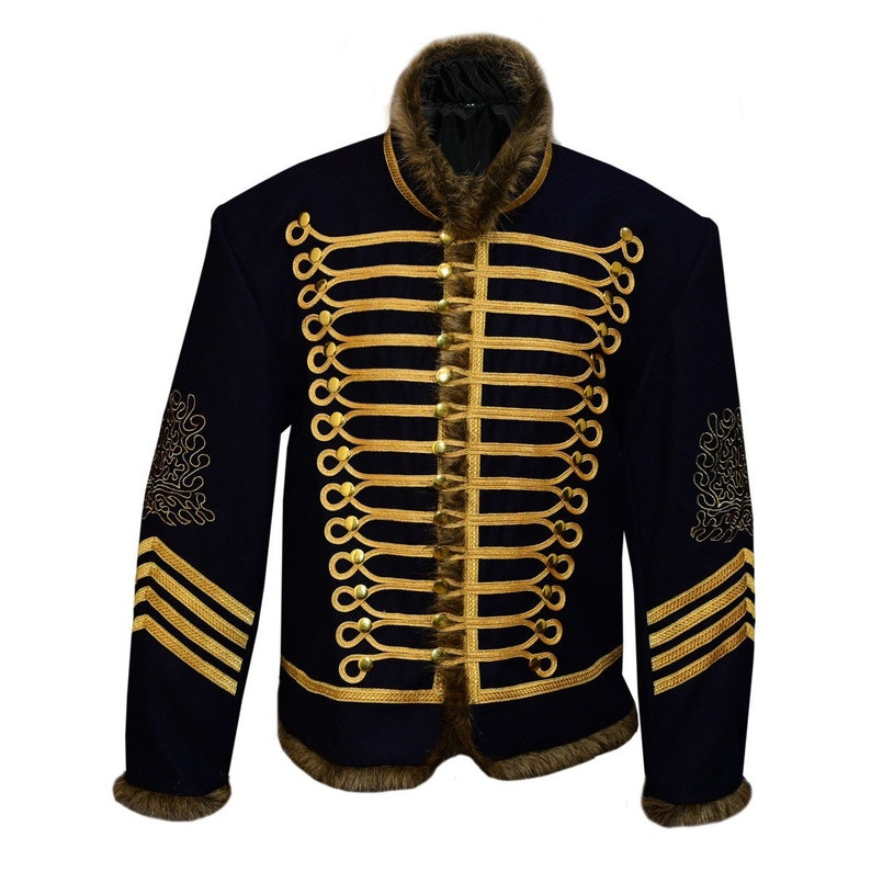 Napoleonic Hussar Jacket 19th Century Vintage 100% Blazer Wool Military ...