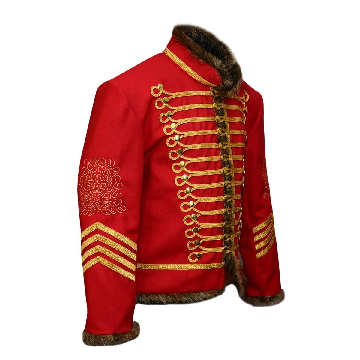 Vintage Napoleonic Hussar Jacket 19th Century Blazer Wool Military ...