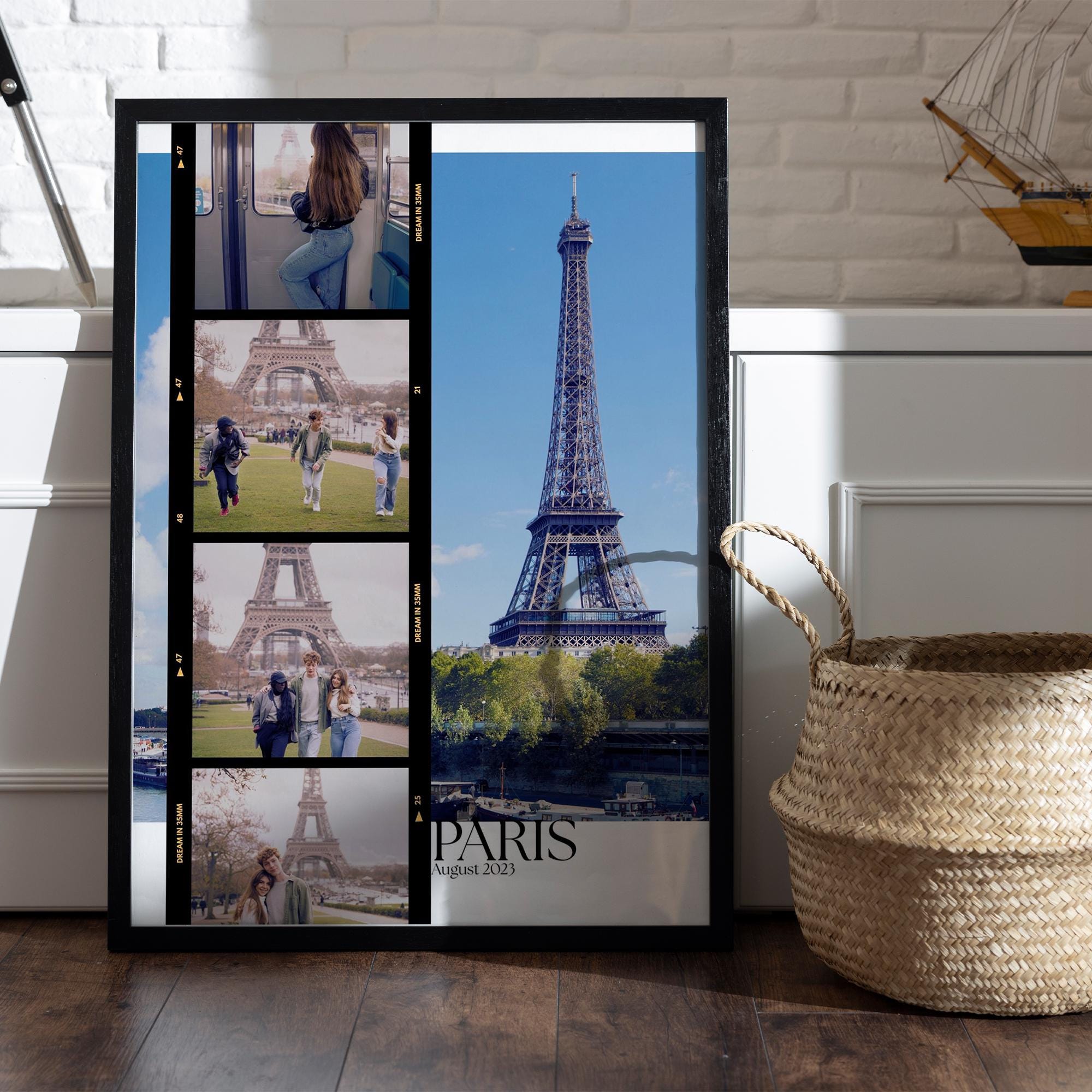 Personalized Travel Photo Collage: Custom Vacation Memory Art (digital ...