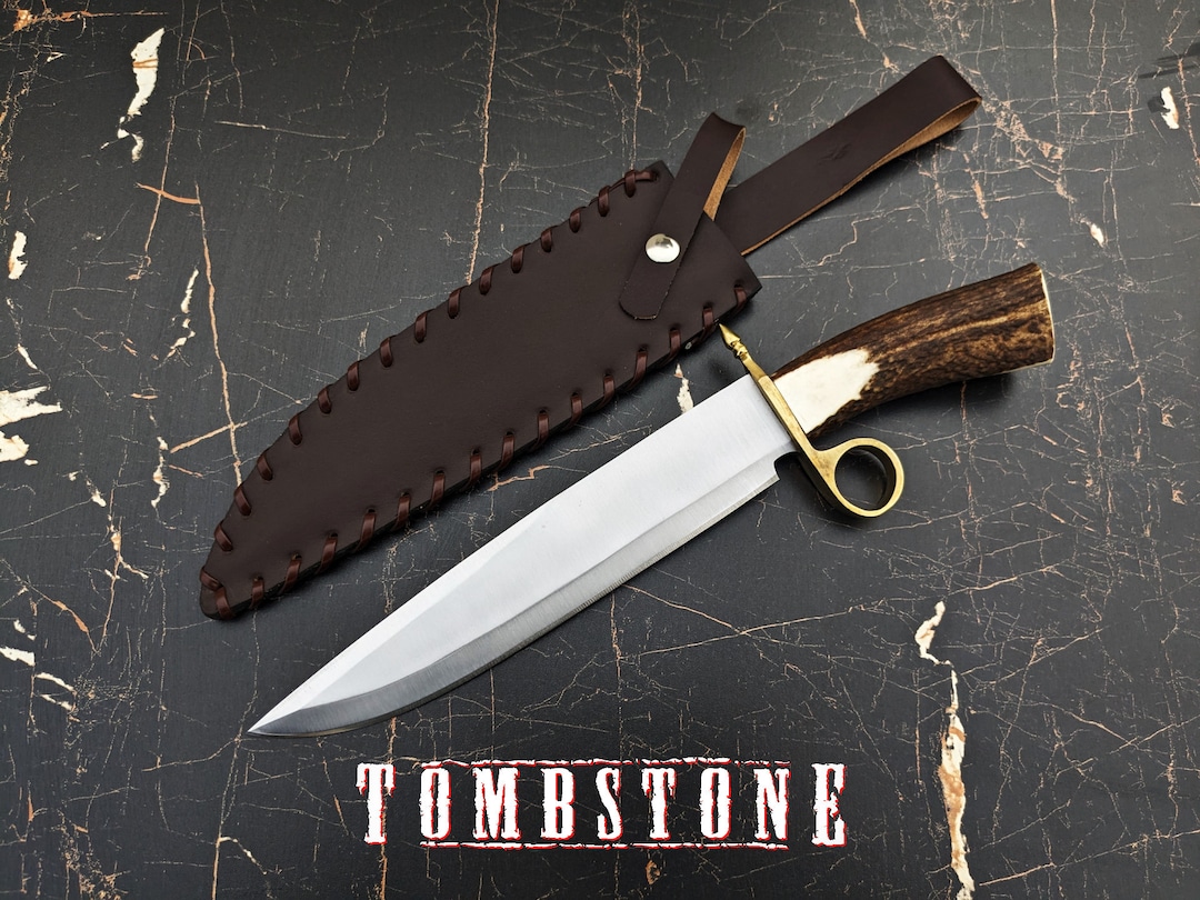 Tombstone Ring Guard Bowie: Ike / Billy Clanton Movie Replica Knife ...