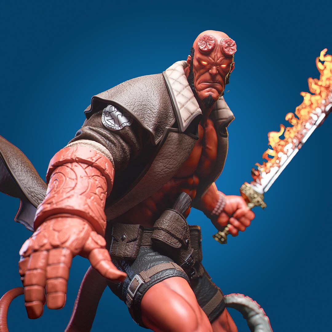 Hell Boy High Quality Digital STL File for 3D Printers, Collectibles ...