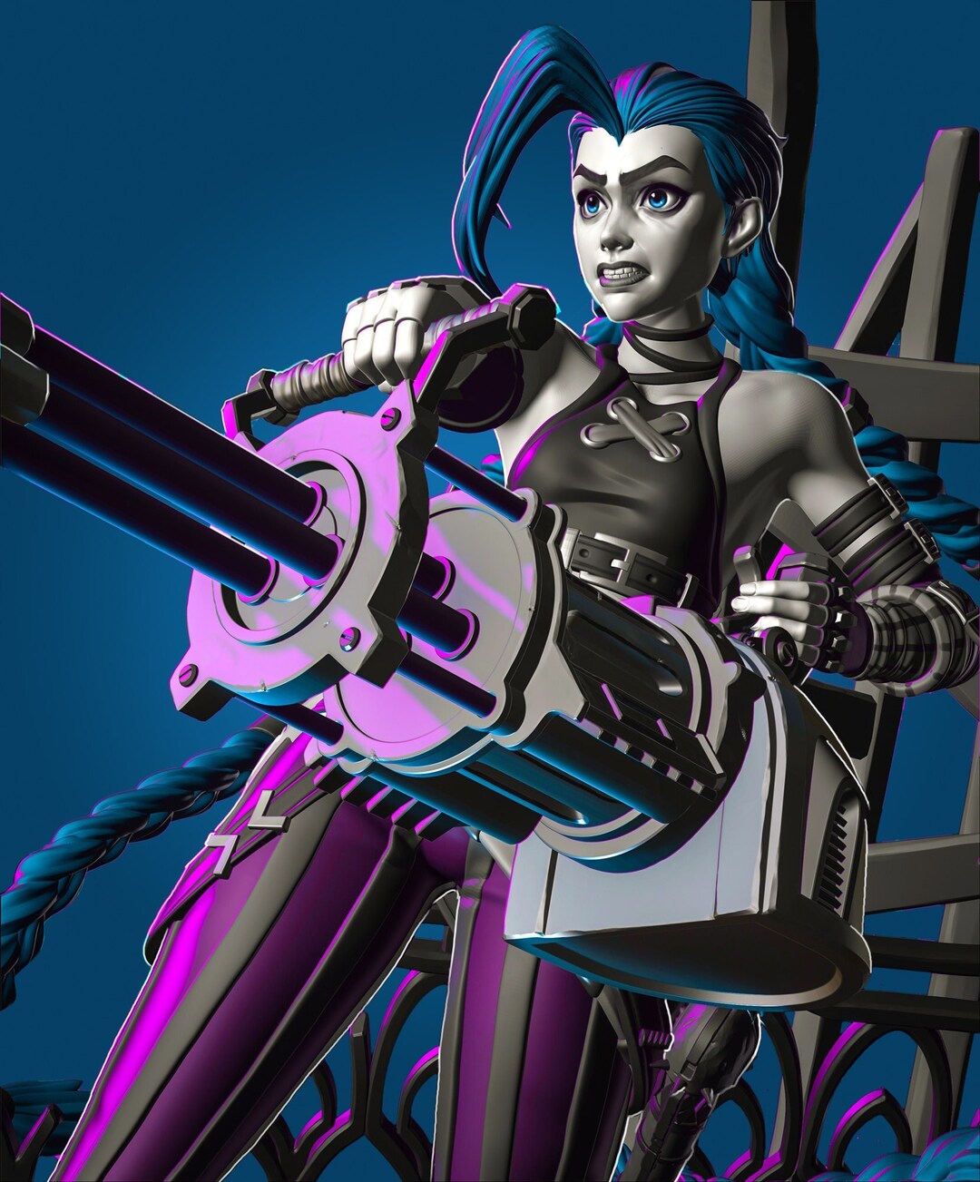 Jinx High Quality Digital STL File for 3D Printers, Collectibles ...