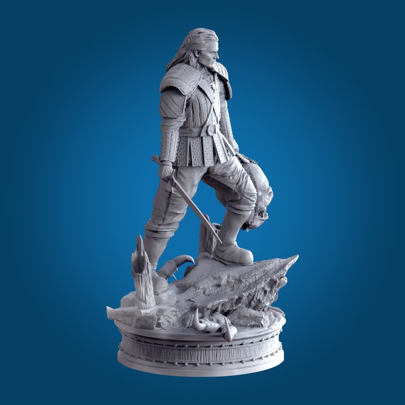 The Witcher High Quality STL File, 3D Digital Printing STL File for 3D ...