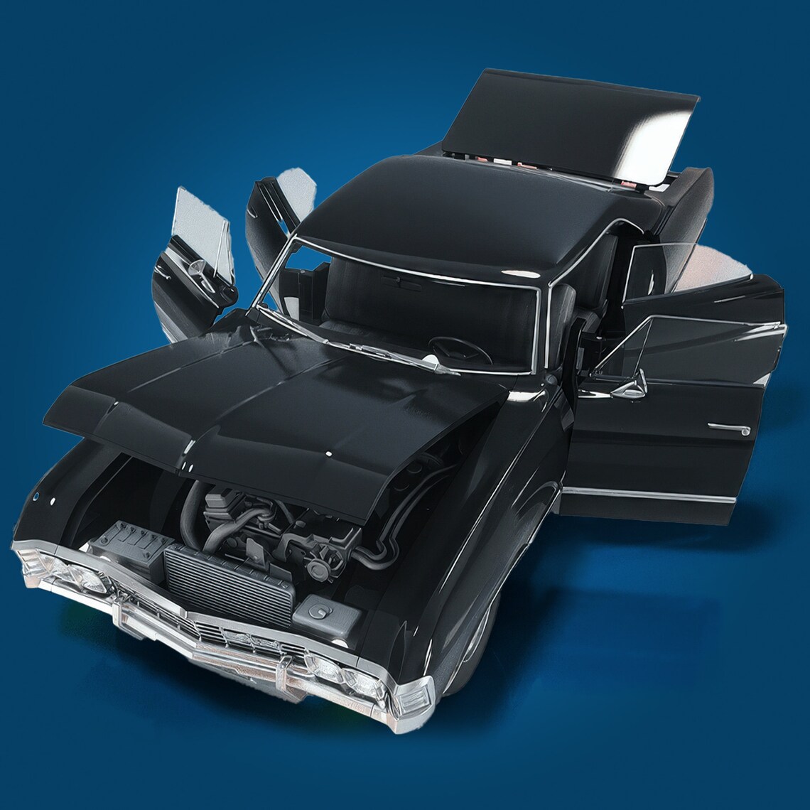 Chevrolet Impala 1967 1/8 High Quality STL File, 3D Digital Printing ...