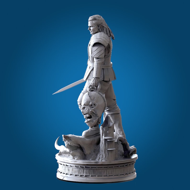 The Witcher High Quality STL File, 3D Digital Printing STL File for 3D ...