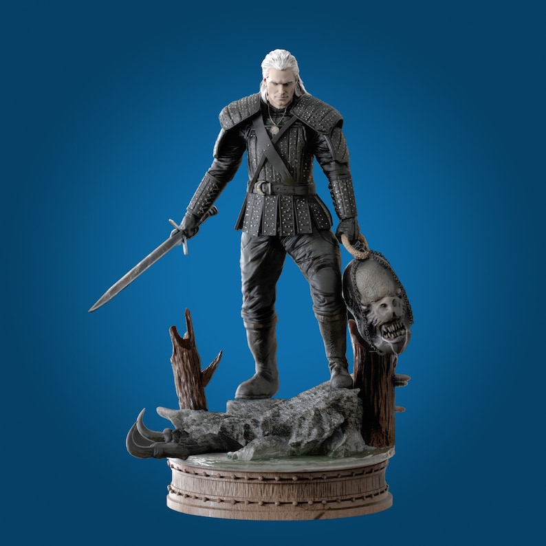The Witcher High Quality STL File, 3D Digital Printing STL File for 3D ...