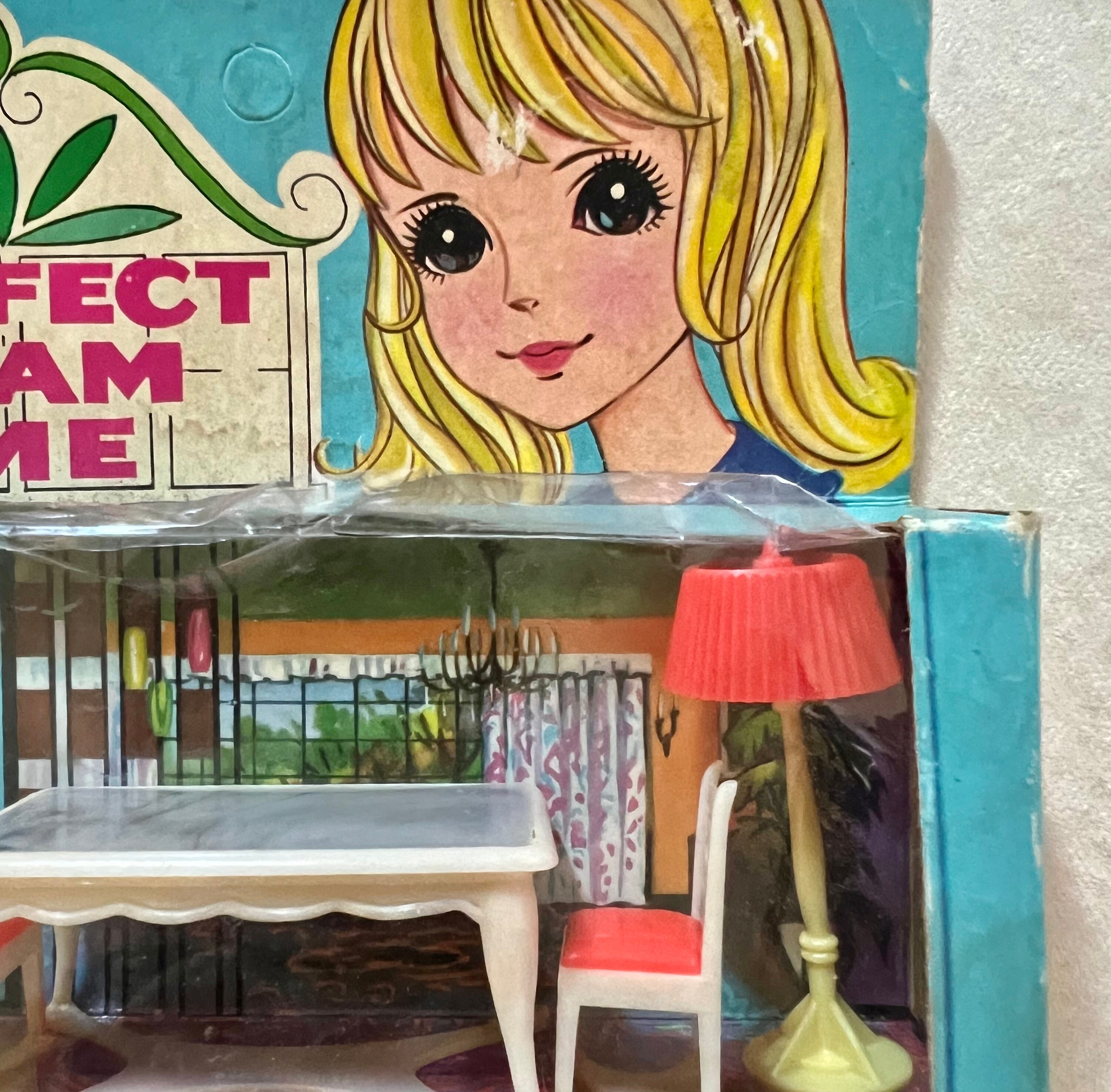 Vintage Miniature Blue Box Perfect Dream Home Dining Room Set in ...