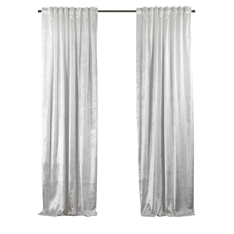 White Shiny High Quality Velvet,extra Long and Extra Wide Sizes,100% ...