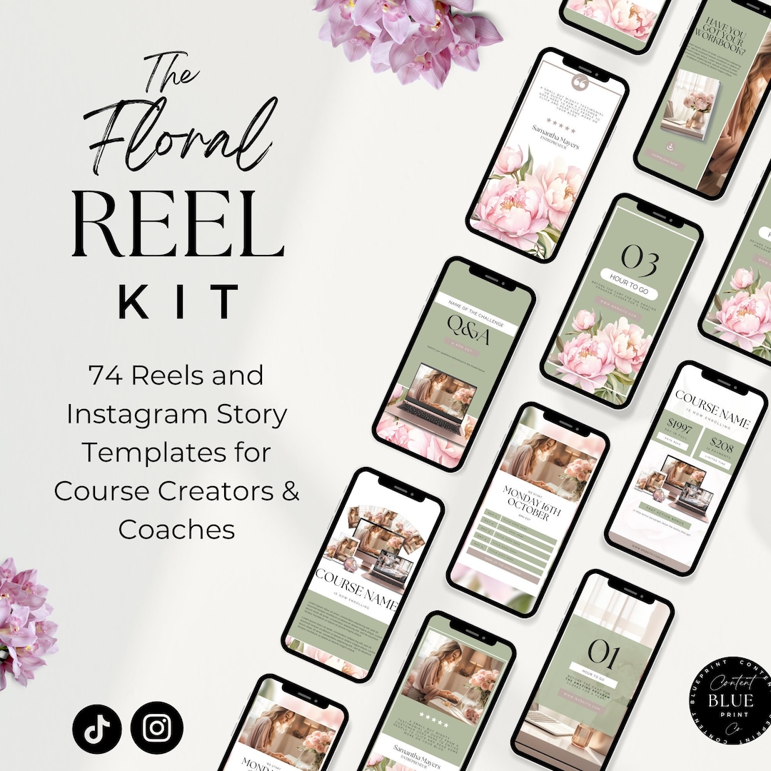 Instagram Templates Reels | Faceless Reel Kit for Coaches & Course ...