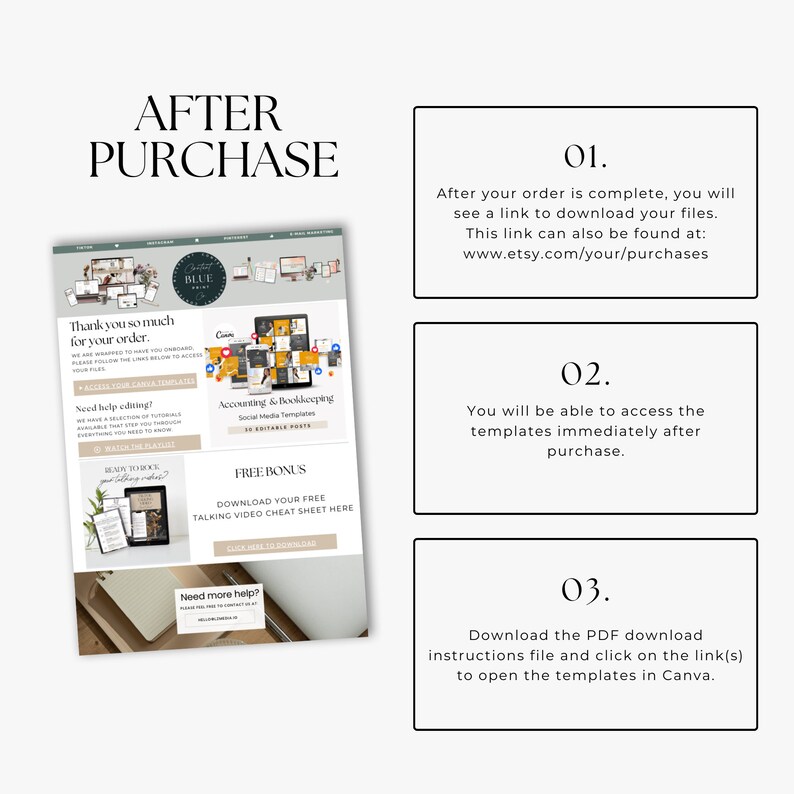 Accounting and Bookkeeping Social Media Templates | Editable Canva ...