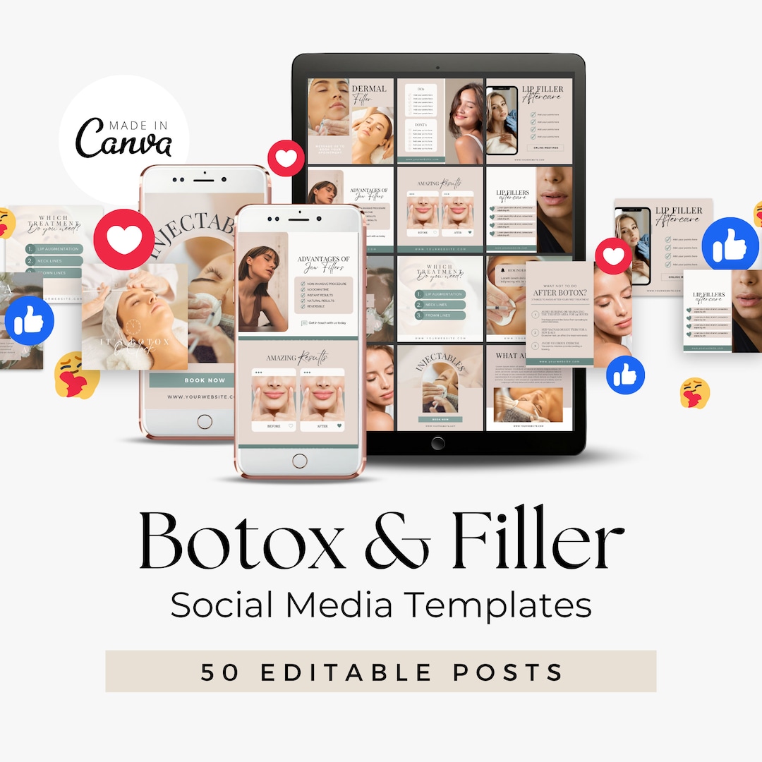 Plastic Surgery Instagram Template | Med Spa, Cosmetic Procedure, Lip ...