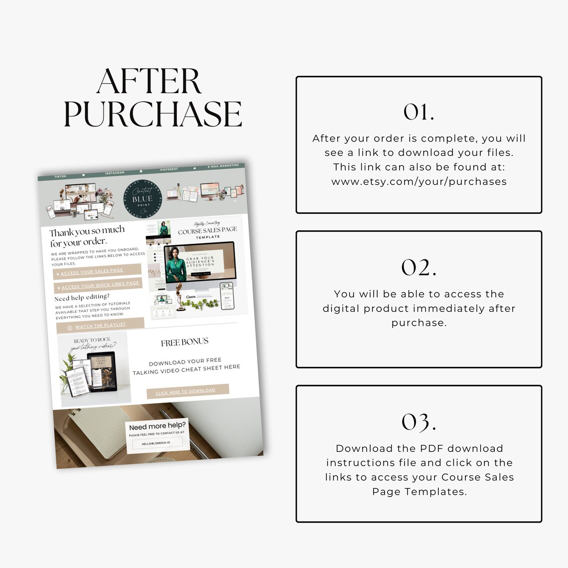 Course Sales Page Canva Template for Coaches & Course Creators ...