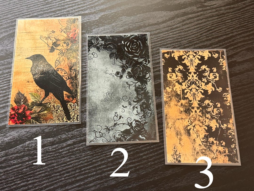 A6 Binder Dashboard Inserts - the Raven Series - Etsy