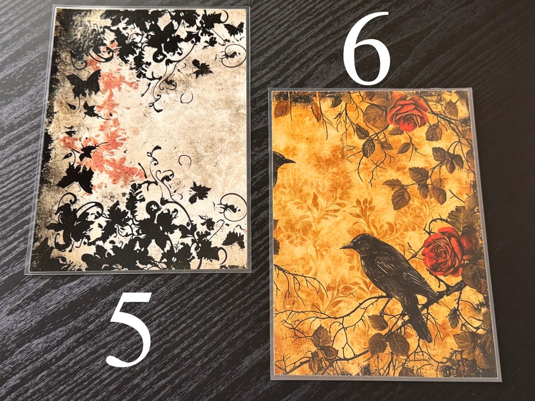 A5 Binder Dashboard Inserts - the Raven Series - Etsy