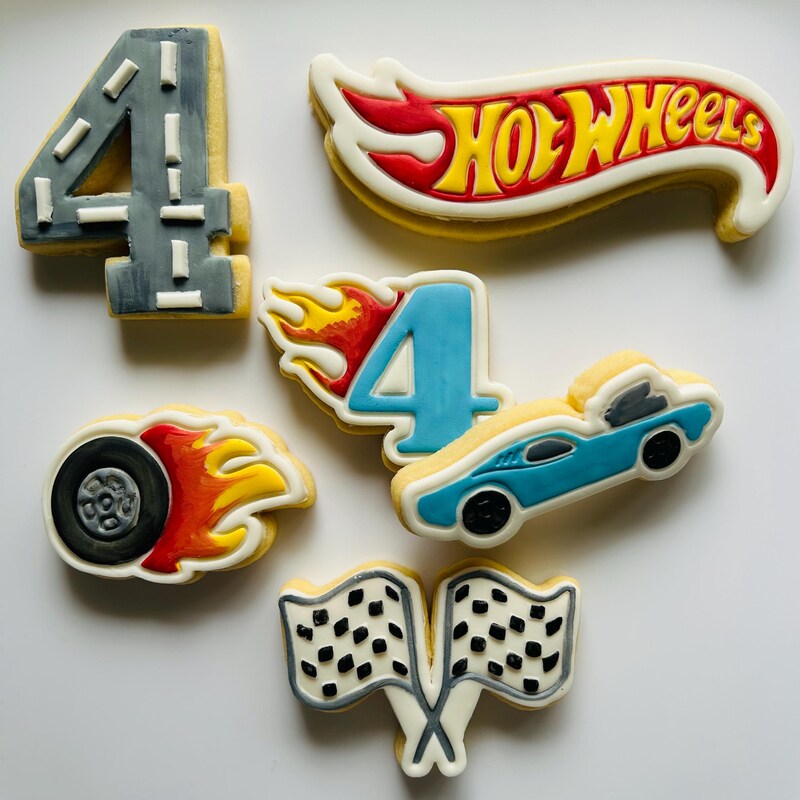 Hot Wheels Cookies - Etsy