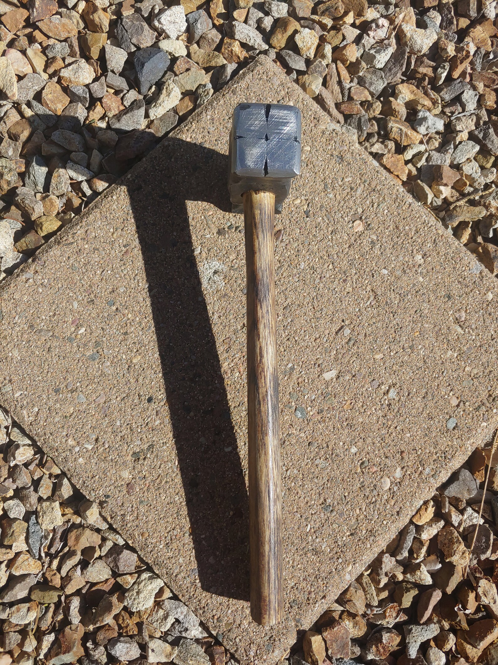 Forging Hammer- Hand Forged Black Smithing Hammer 2.2 Lbs. Made of High ...