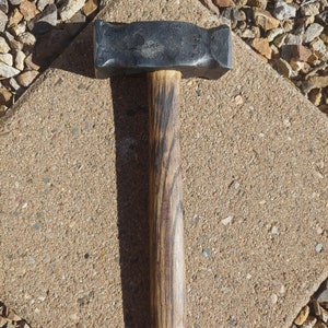 Forging Hammer- Hand Forged Black Smithing Hammer 2.2 Lbs. Made of High ...