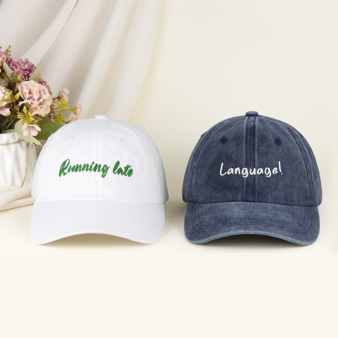 Custom Embroidered Baseball Cap-personalized Washed Dad Hat, Custom ...