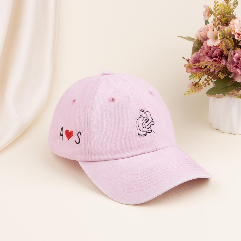 Personalized Embroidered Portrait Hat-custom Baseball Cap With Photo ...