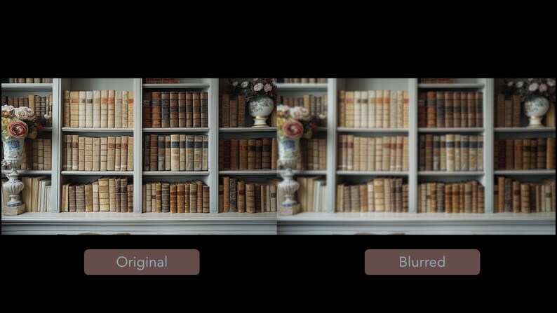 24 Virtual Backgrounds Distinguished Bookshelves Zoom Background ...