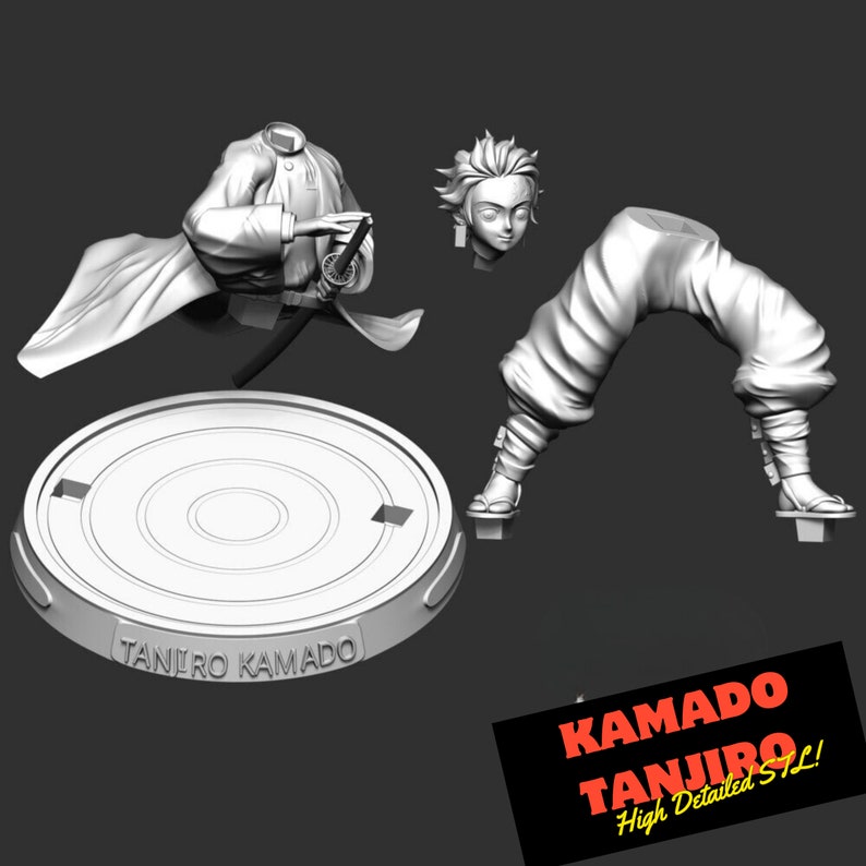 Demon Anime Model STL Files Stl Files Diaroma STL Files Sculpture Stl ...