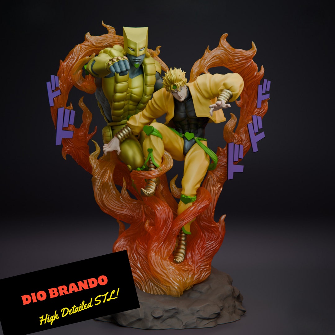 Dio Brando Model STL Files Stl Files Diaroma STL Files Sculpture Stl ...