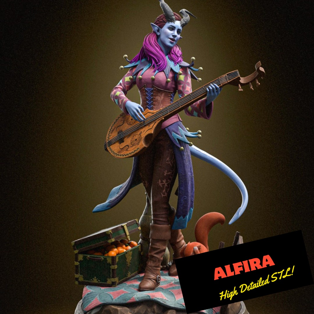 Alfira Model STL Files Morbius Stl Files Diaroma STL Files Sculpture ...