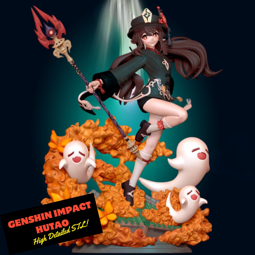 Genshin Impact Hutao Model STL Files Stl Files Diaroma STL Files ...