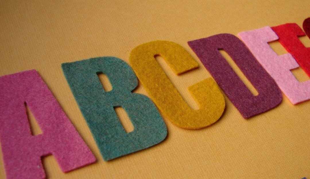 Wool Felt Alphabet Die Cut Set 2" Tall - Great for Learning - Etsy