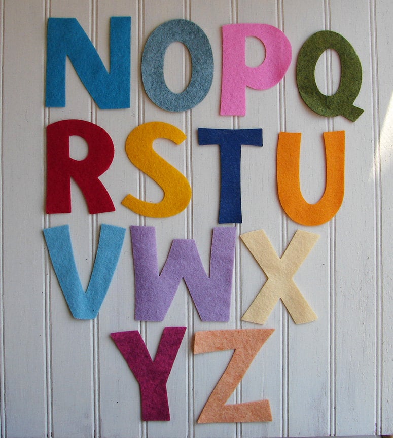 Wool Felt Letters 3 Tall Use for Banners Pick Your - Etsy