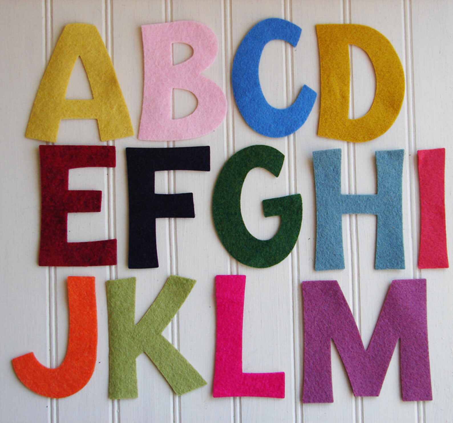Wool Felt Number Die Cut Set 3 Tall Great for - Etsy