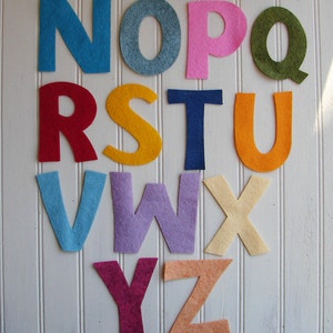 Wool Felt Number Die Cut Set - 3" Tall - Great for Learning - Etsy