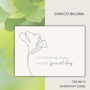 Minimalist Sympathy Card for Holiday Loss | Grief Card for Remembering ...