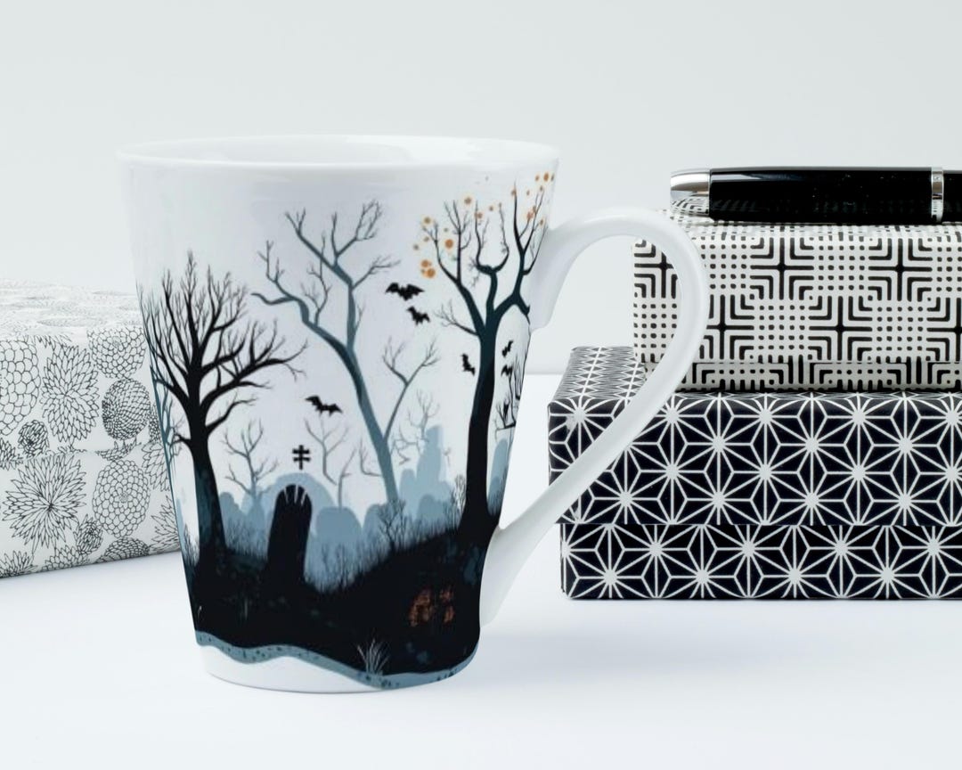 Haunted Forest Mug, Spooky Mug, Haunted Gift, Halloween Mug, Scary Mug ...