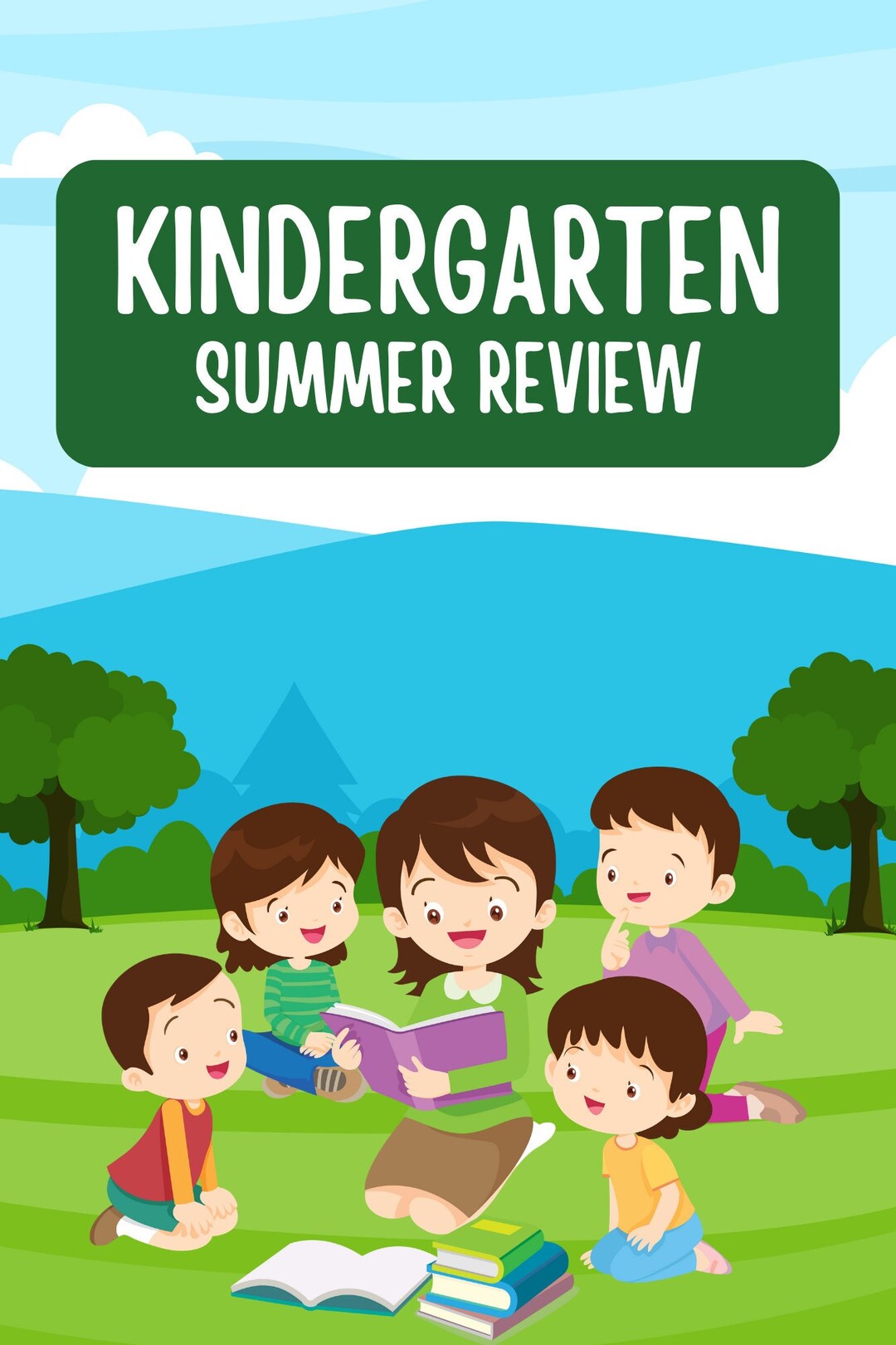 Kindergarten Summer Review - Etsy