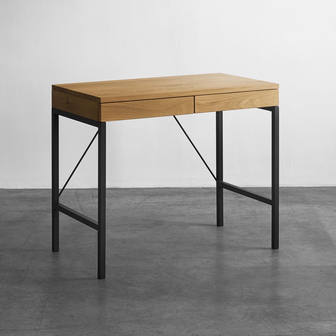 Office Desk Mennen Oak Wooden Table Unique Home Furniture Executive ...